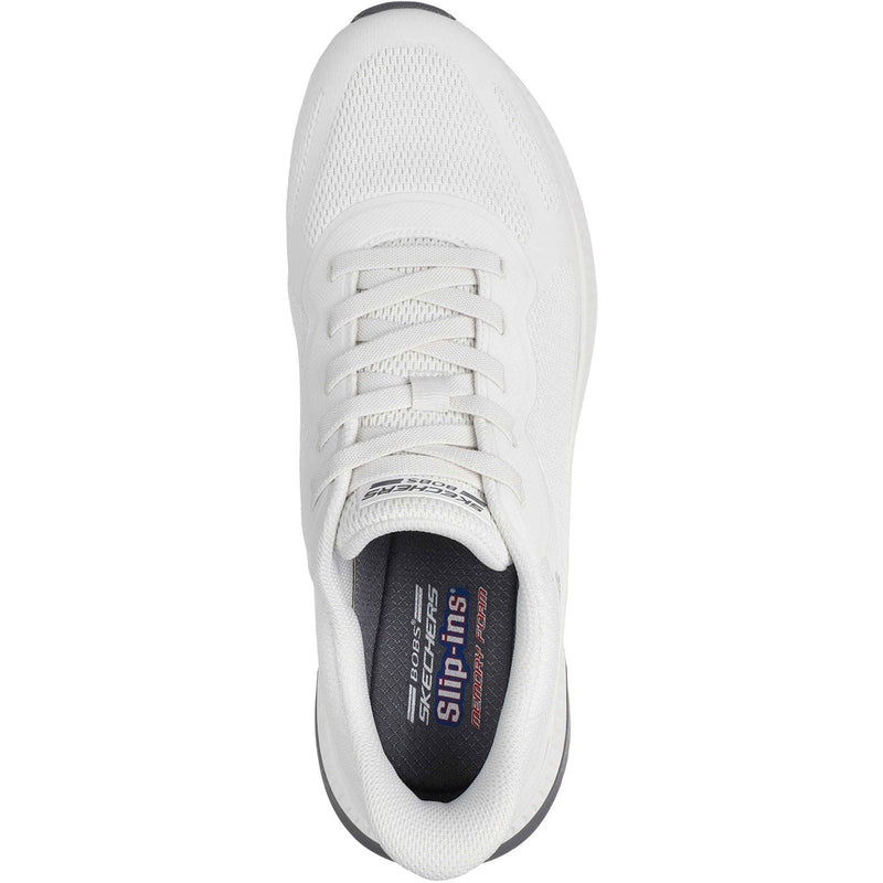 Skechers BOBS Sport Squad Chaos 4 Men's Off White Standard Trainers ...