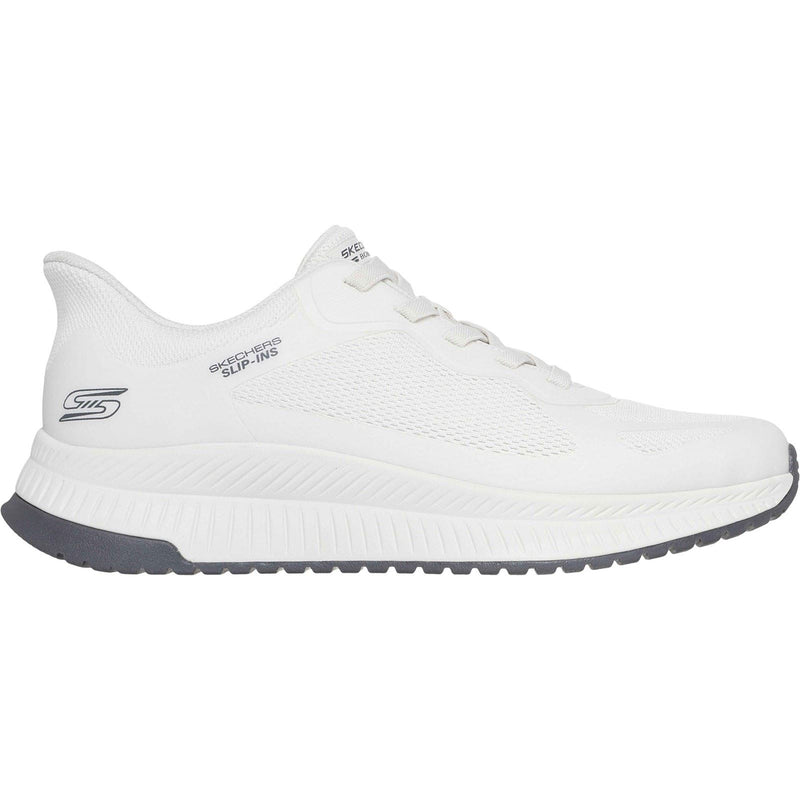 Skechers BOBS Sport Squad Chaos 4 Men's Off White Standard Trainers ...