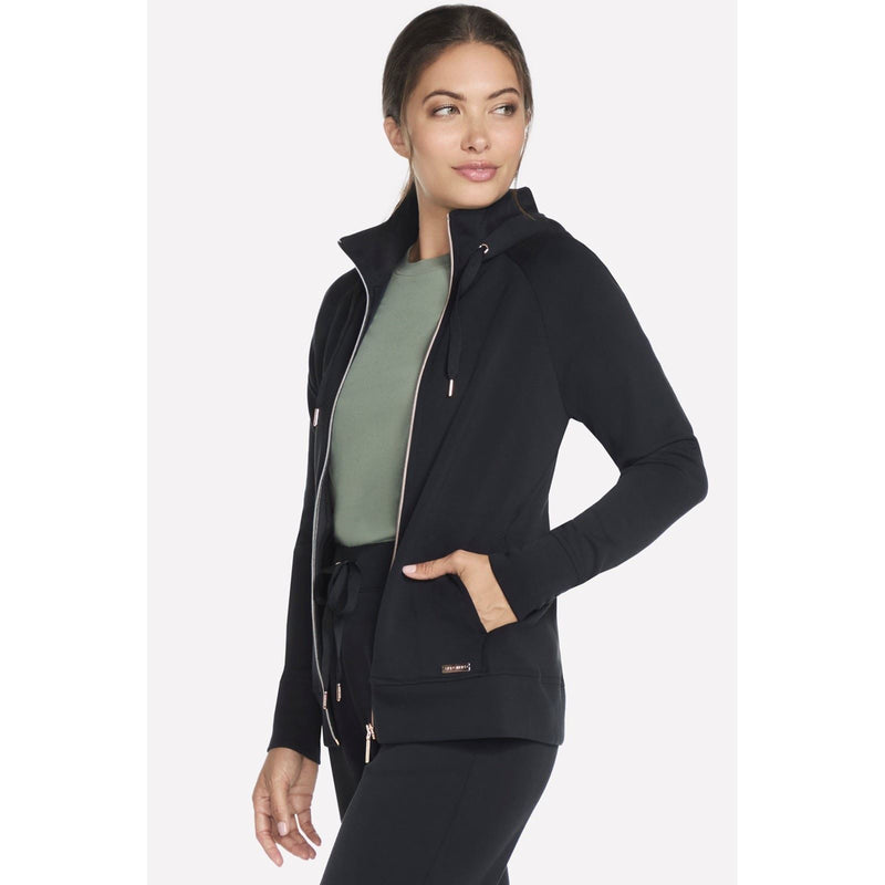 Skechers Performance Skechluxe Elevate Hooded Jacket Women's Black Jac ...