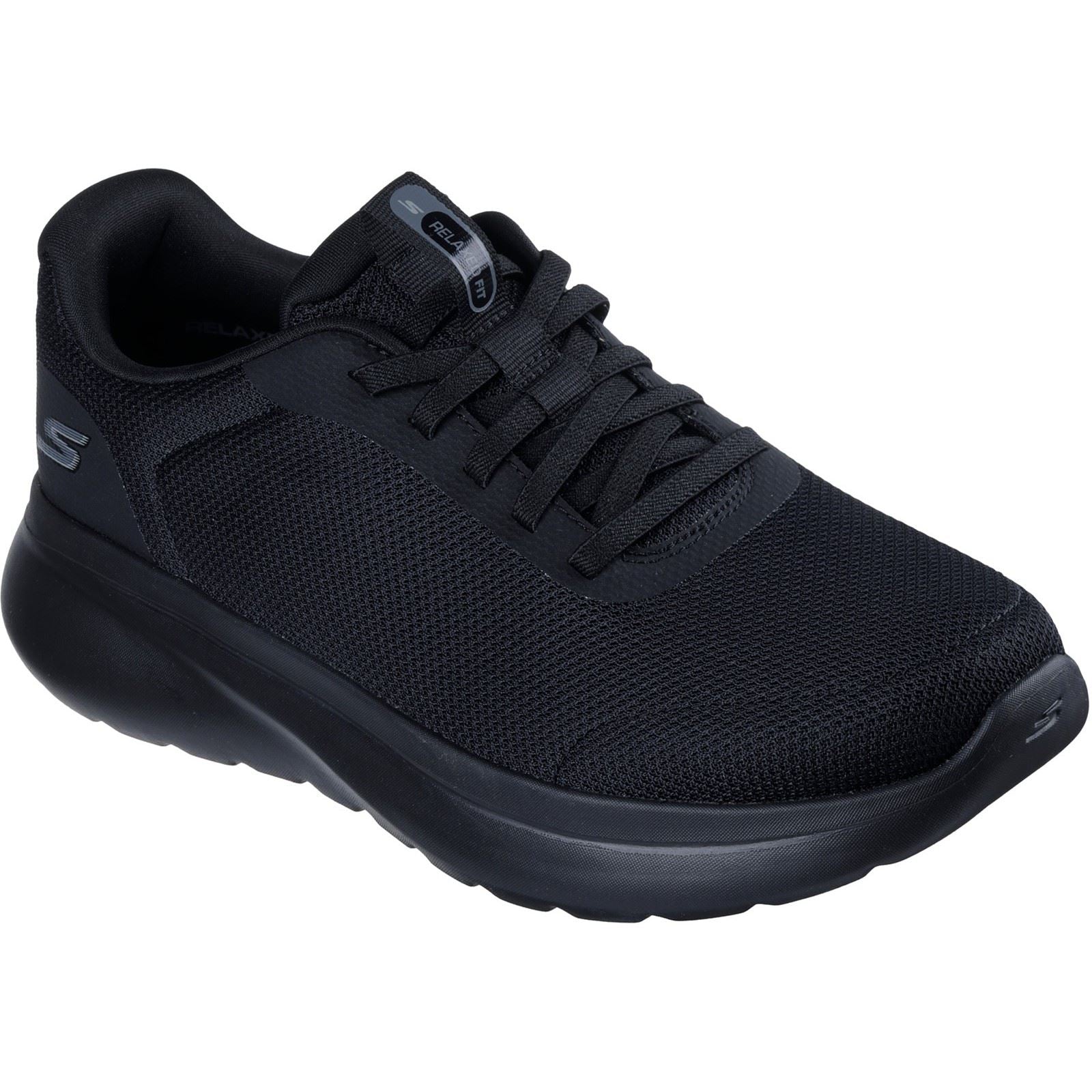 Skechers Go Walk Arch Fit N-Joy Cullman Textile Men's Black Sneakers ...