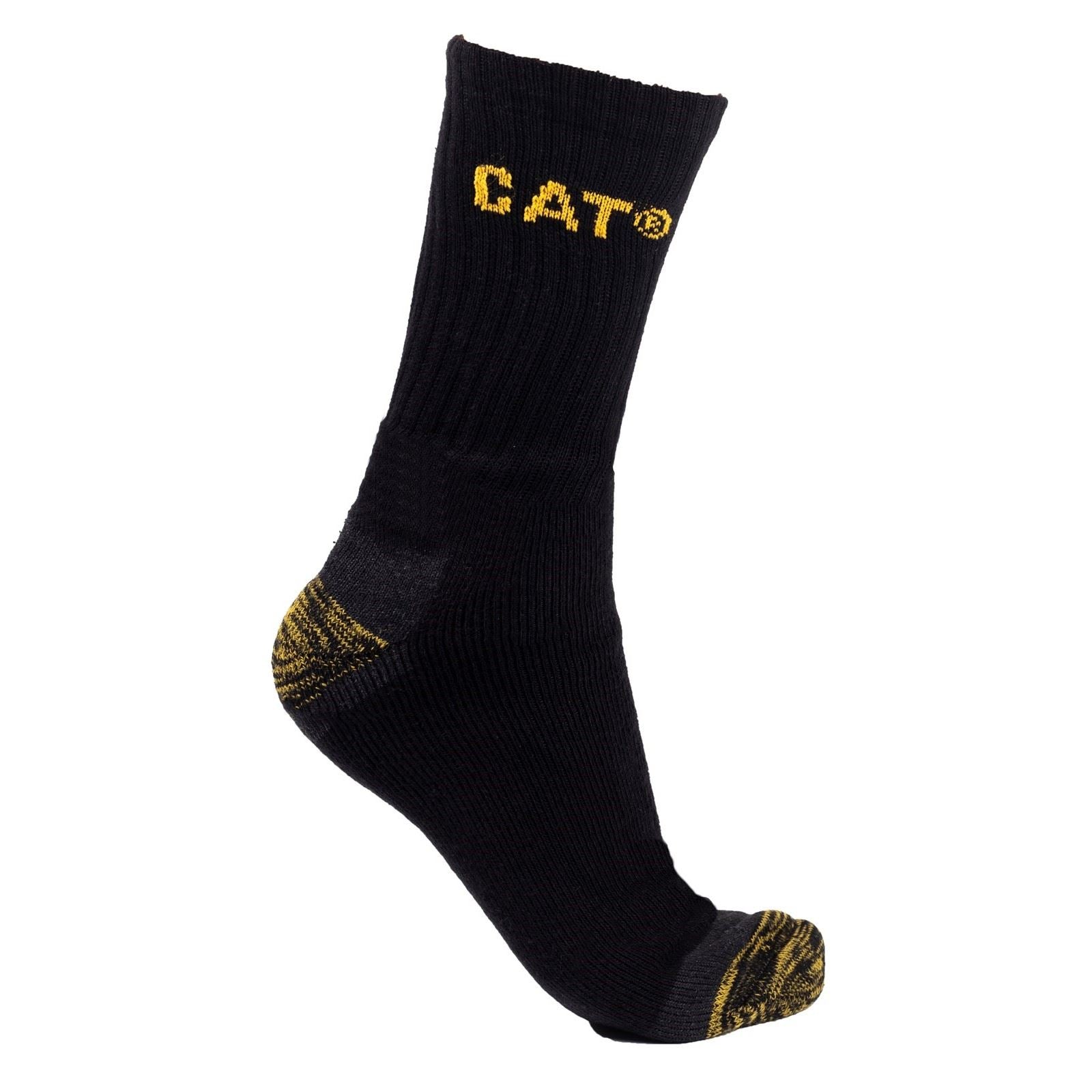 Caterpillar Premium Cotton Men's Black Work Socks – Tower-London.US