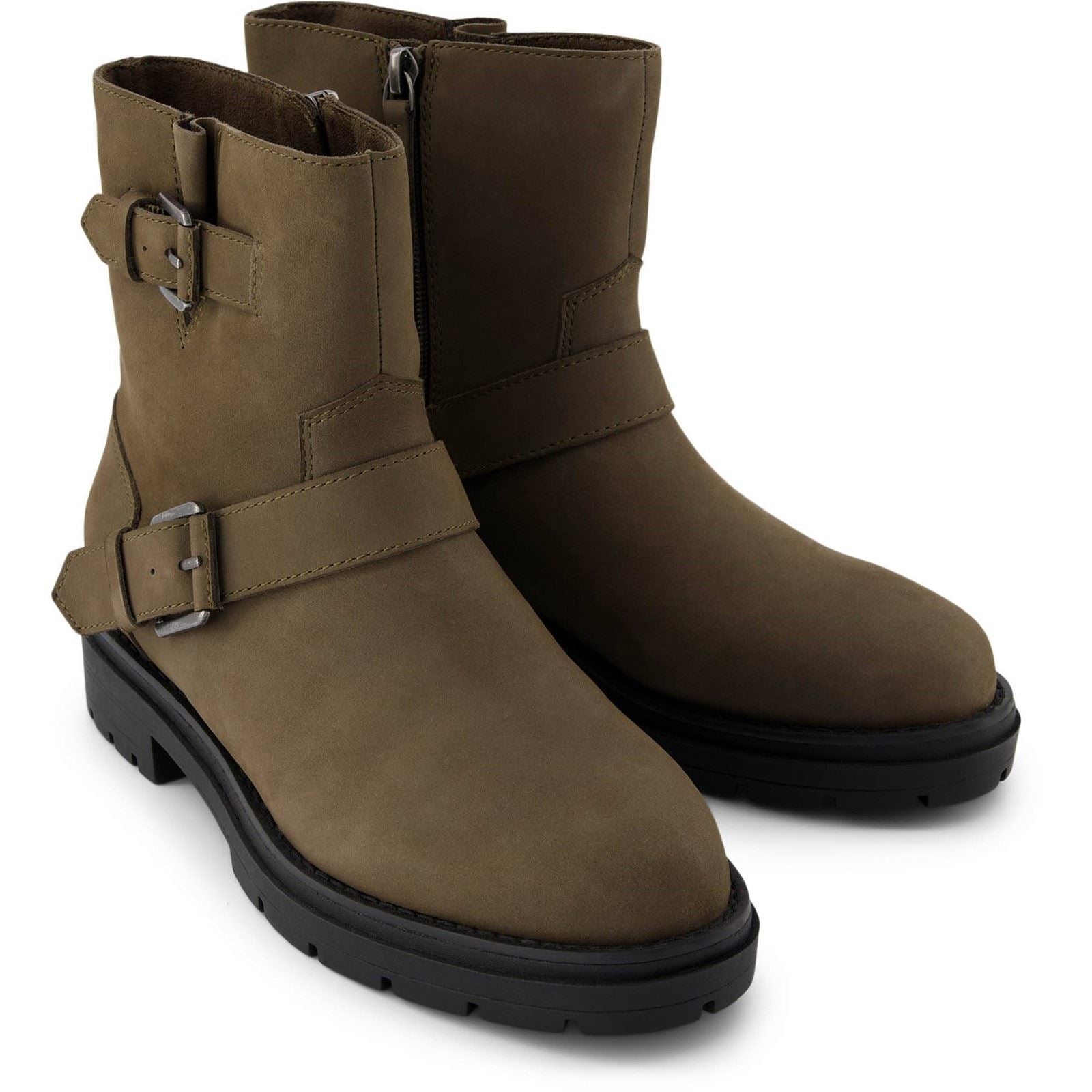 TOMS Ionie Moto Leather Women's Canteen Boots – Tower-London.US