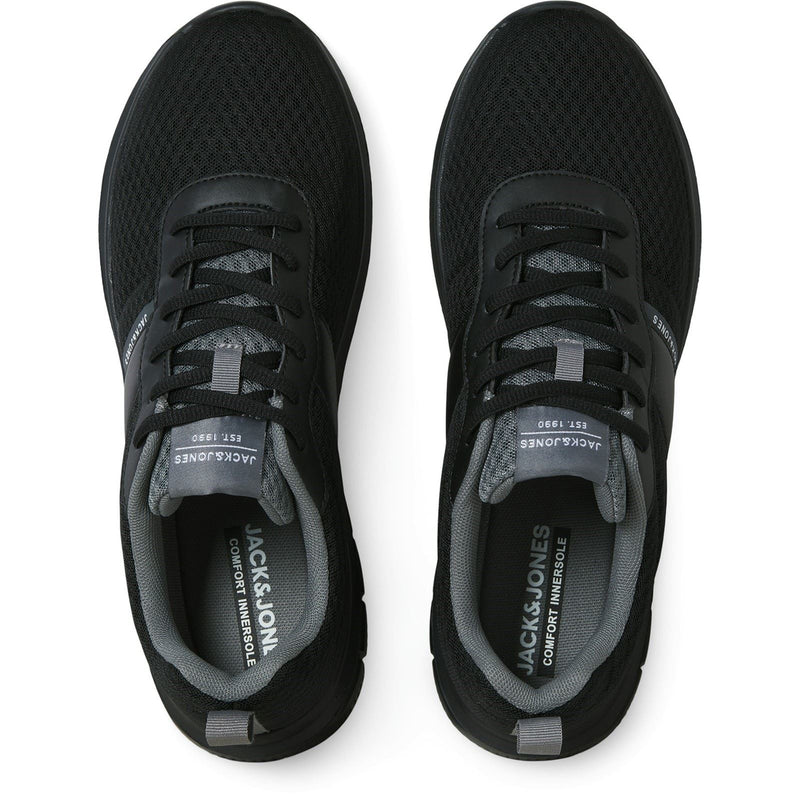 Jack & Jones Taylor Mesh Polyurethane Men's Black Standard Trainers ...