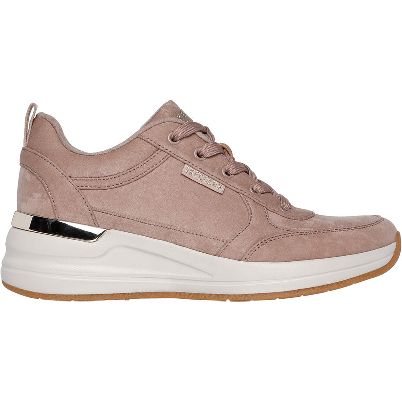 Skechers Womens Billion 2 Prissy N Plush 177349-TPE Taupe Lace Up Shoe ...